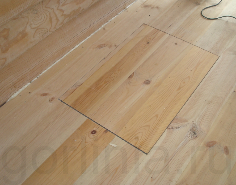 Делаем невидимый люк в деревянном полу дома на 100%